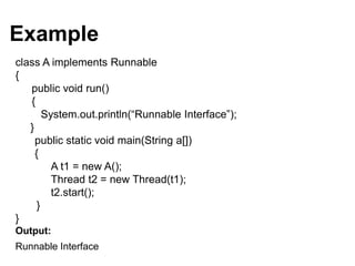 BCA MultiThreading.ppt | Programming Languages | Computing