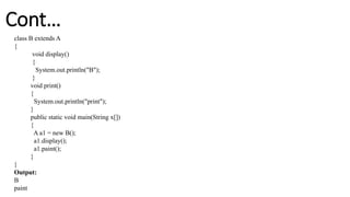 BCA Oveloading and Overriding (2).pptx | Programming Languages | Computing