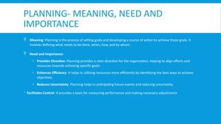 BCA POM UNIT 3 functions of management part 1 drkanchan.pptx