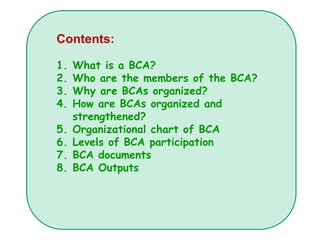 Barangay Children's Association (BCA), Philippines, child participation ...