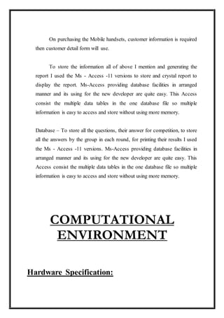 Bca project sample asp.net project topic for bca on small mobile shop ...