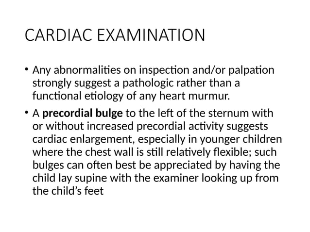 Approach Pediatrics CARDIAC disease.pptx | Heart and Cardiovascular ...