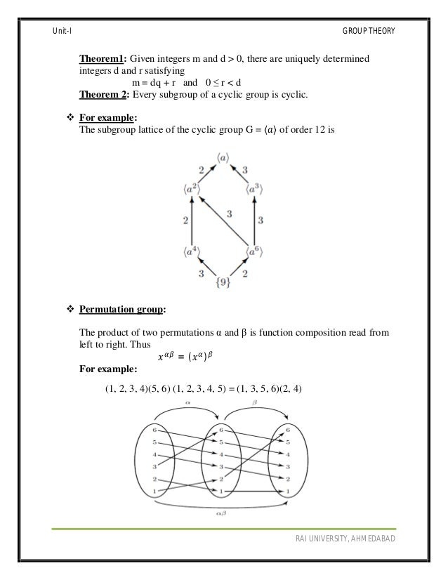 BCA Semester II Discrete Mathematics unit i Group Theory BCA Semester II Discrete Mathematics unit i Group Theory