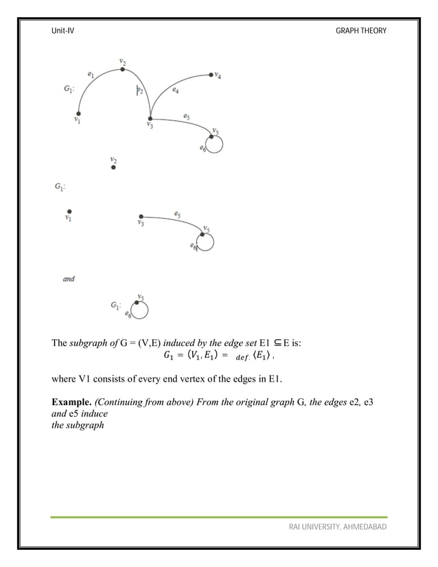 BCA_Semester-II-Discrete Mathematics_unit-iv Graph theory | PDF ...