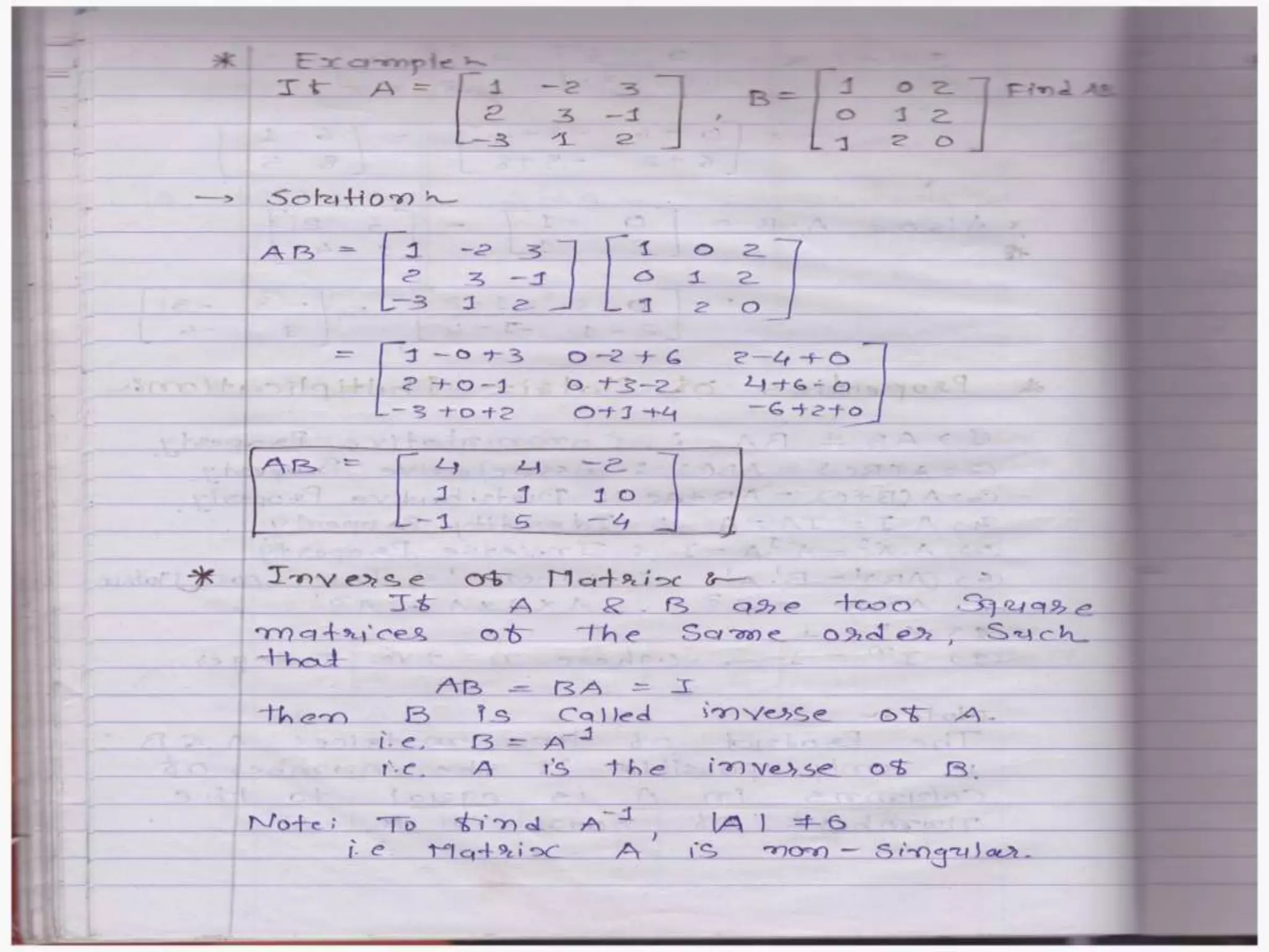 BCA_Semester-I_Mathematics-I_Determinant and Matrices | PPTX