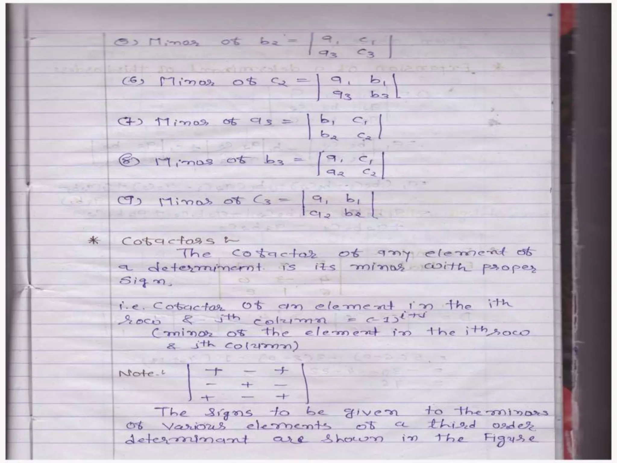 BCA_Semester-I_Mathematics-I_Determinant and Matrices | PPTX