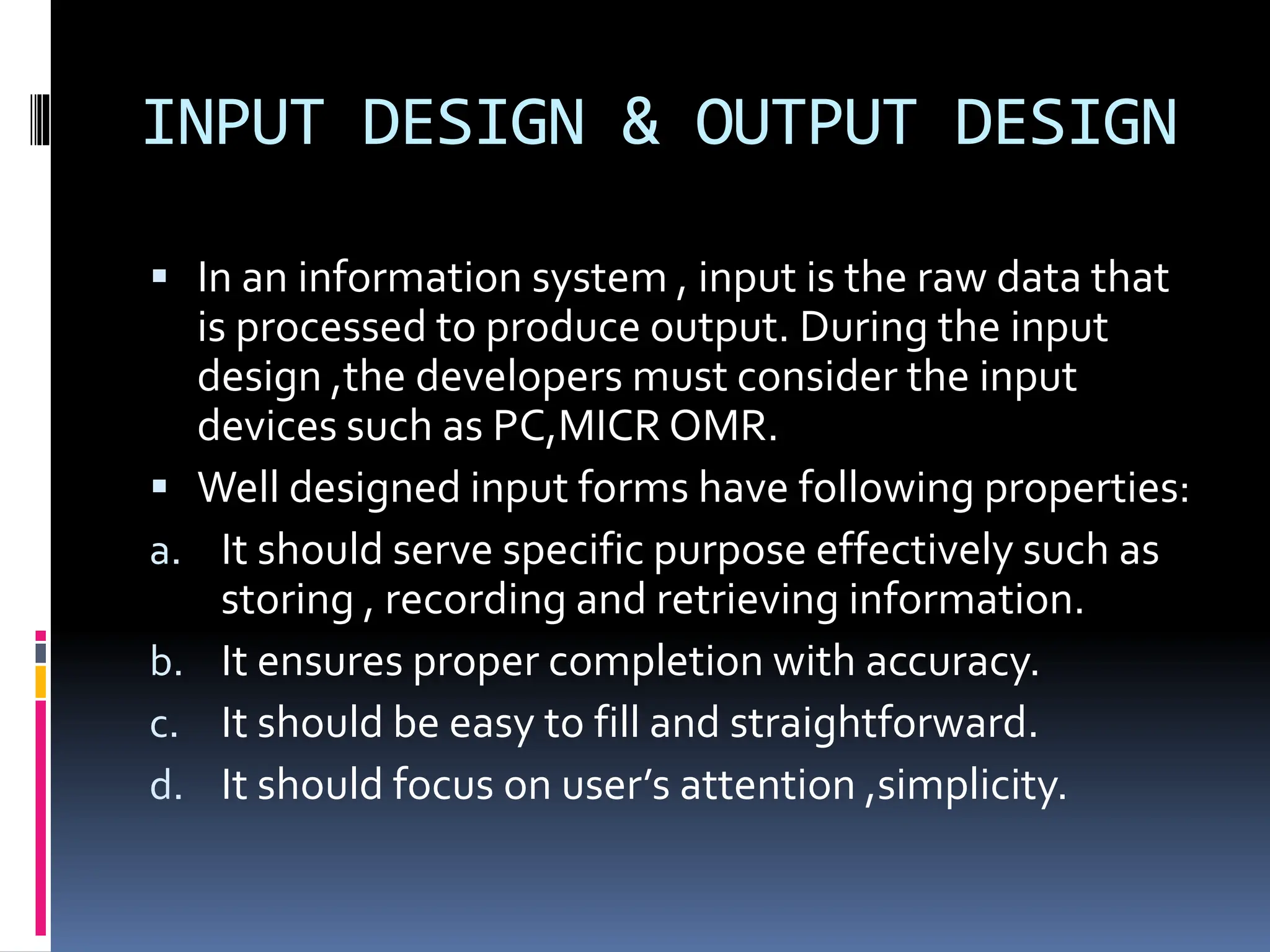 BCA V Sem System design and Implementation | PPTX