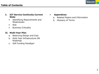 Business Continuity Awareness Week 2009 | PPT | Cloud Computing | Internet