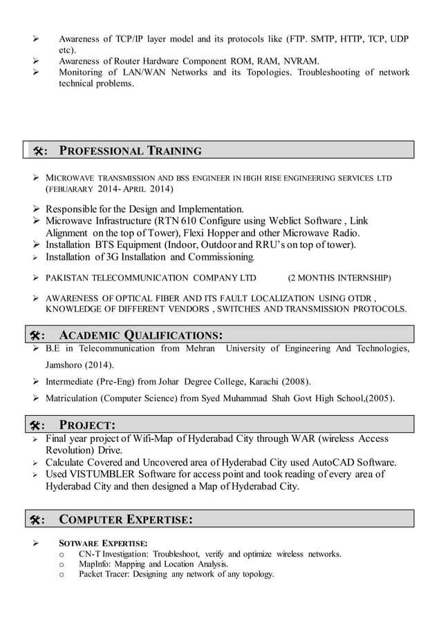 My resume | DOCX | Computer Networking | Computing
