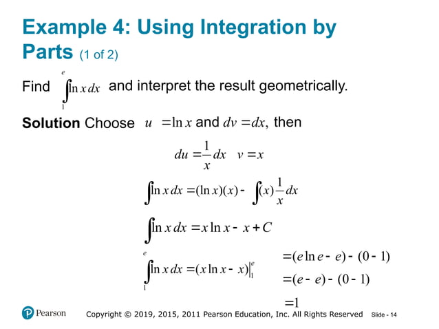 Business Calculus presentation on integration | PPTX
