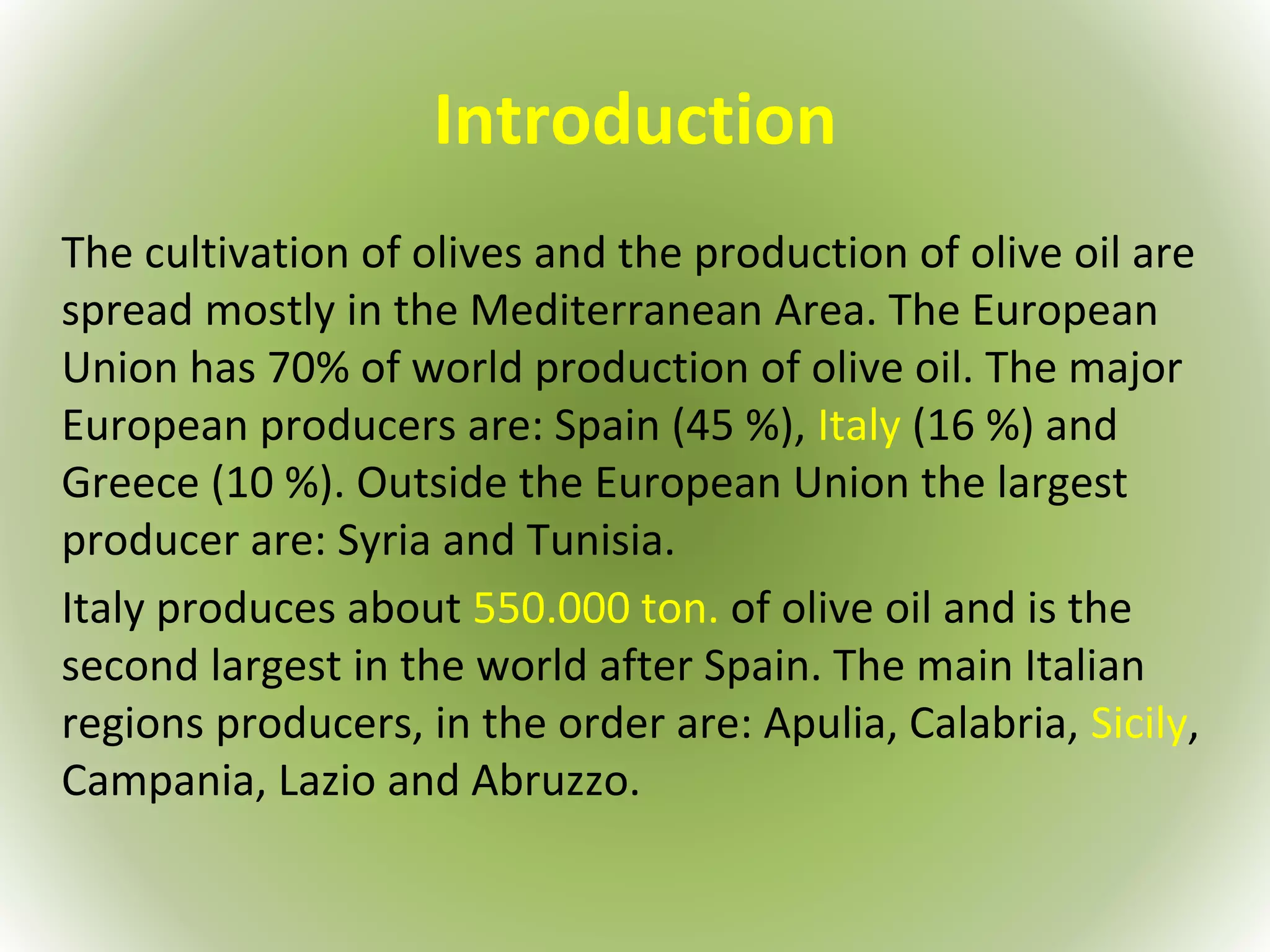Olive oil | PPTX