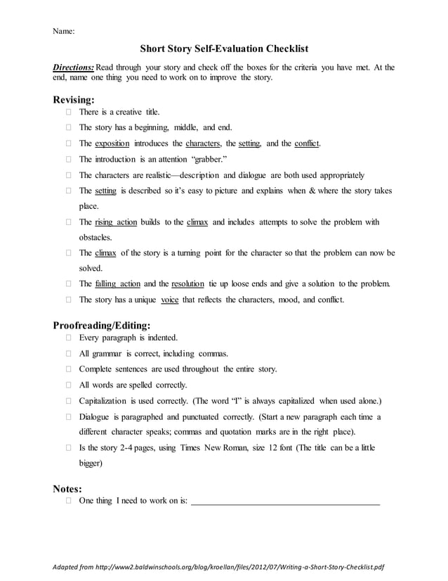 Lesson 7 Self-Evaluation Checklist | DOCX | Drama | Genres