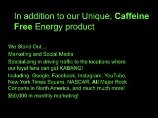 Kabang Energy Candy Power Point Presentation 2016 | PPTX