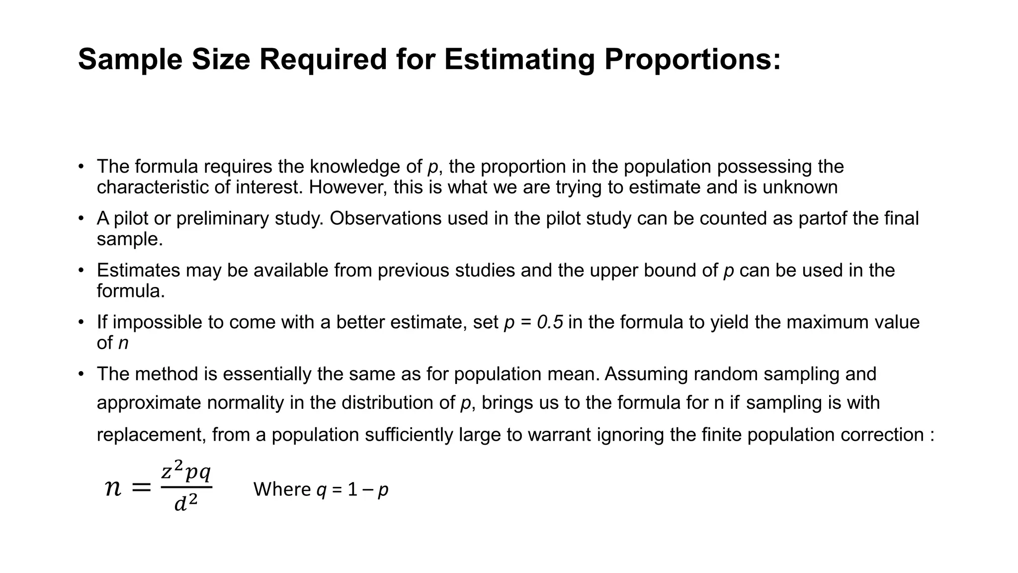 BCBR Calculating sample size and power BCBR ppt | PPTX