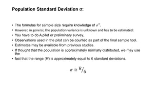 BCBR Calculating sample size and power BCBR ppt | PPTX
