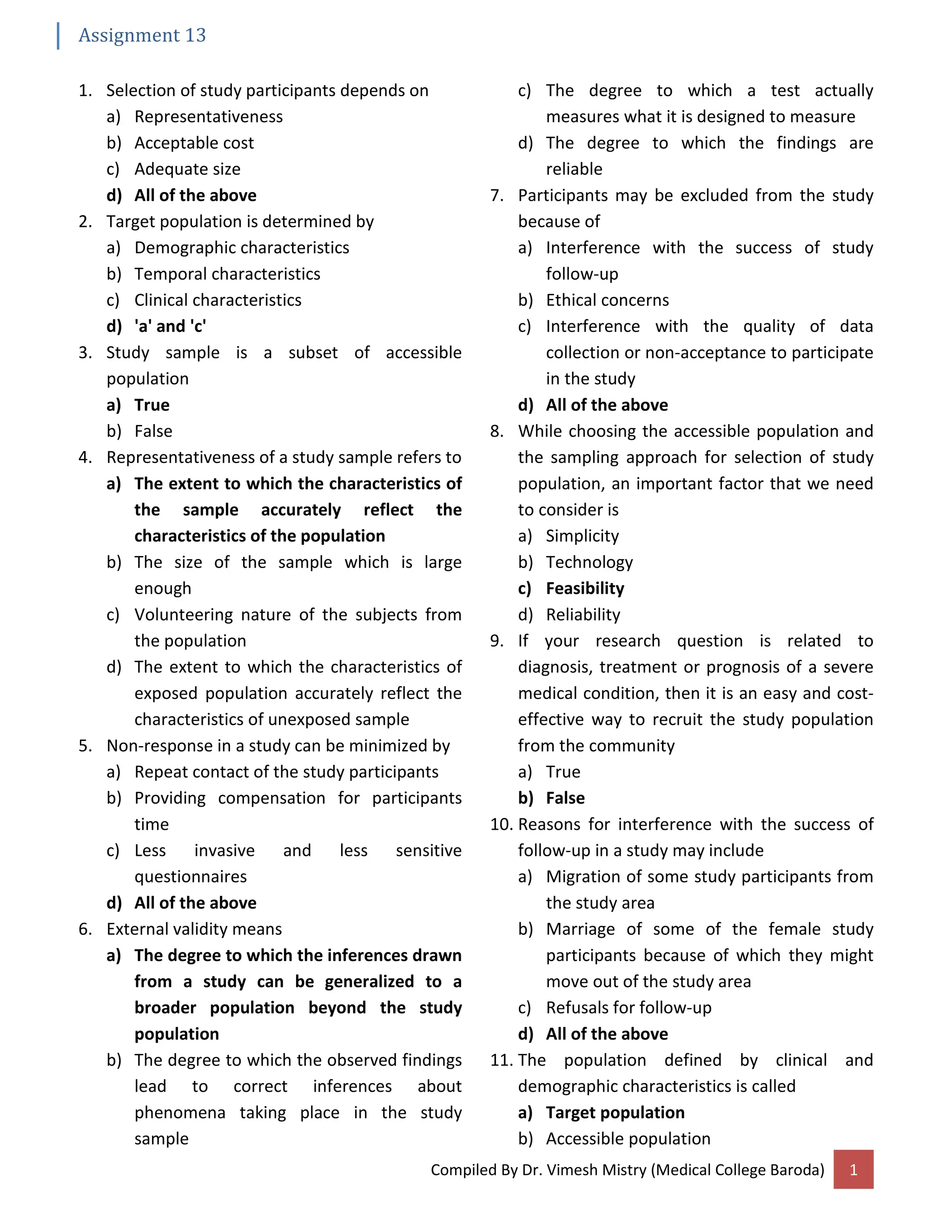 BCBR MCQs with Answers.pdf for exam for NMC promotions | PDF