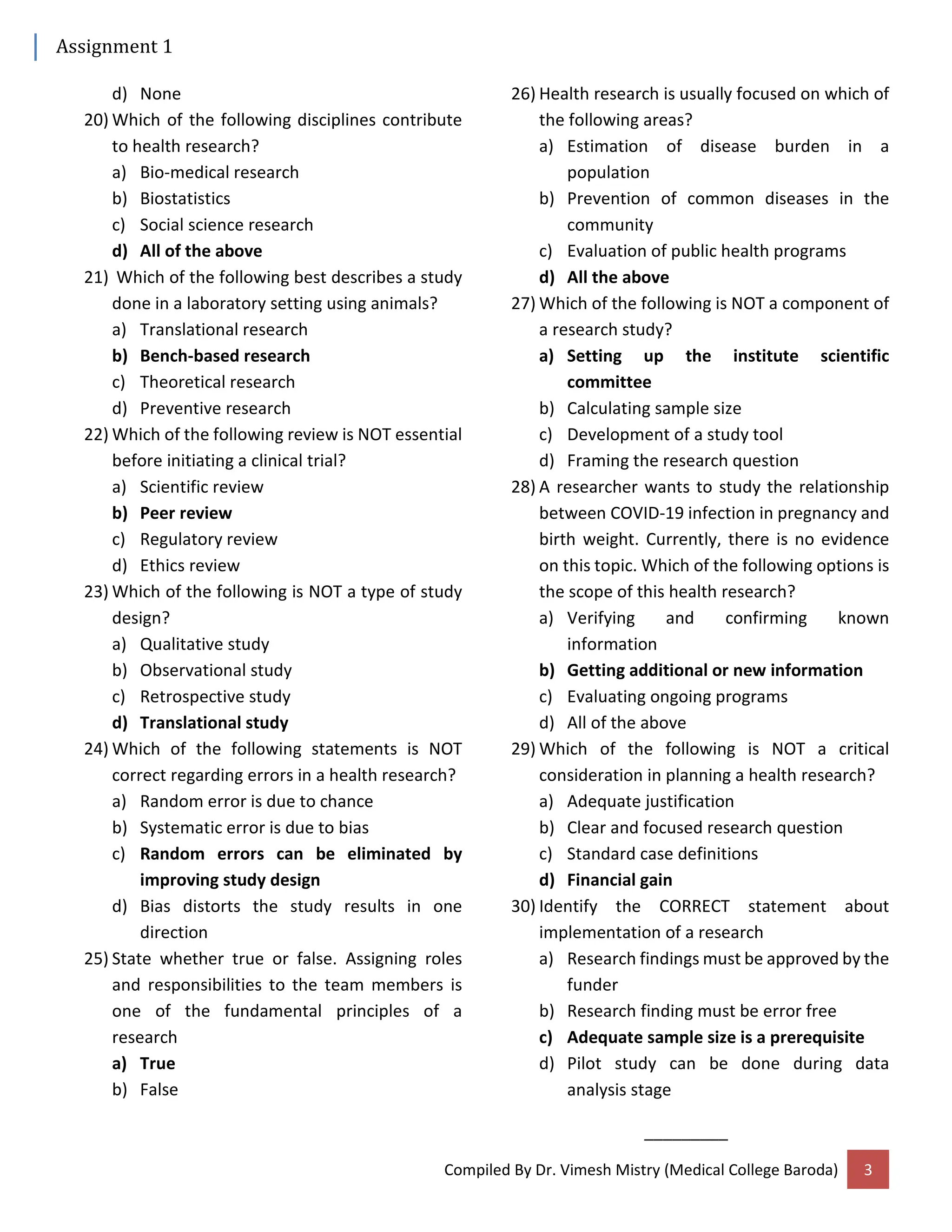 BCBR MCQs with Answers.pdf for exam for NMC promotions | PDF