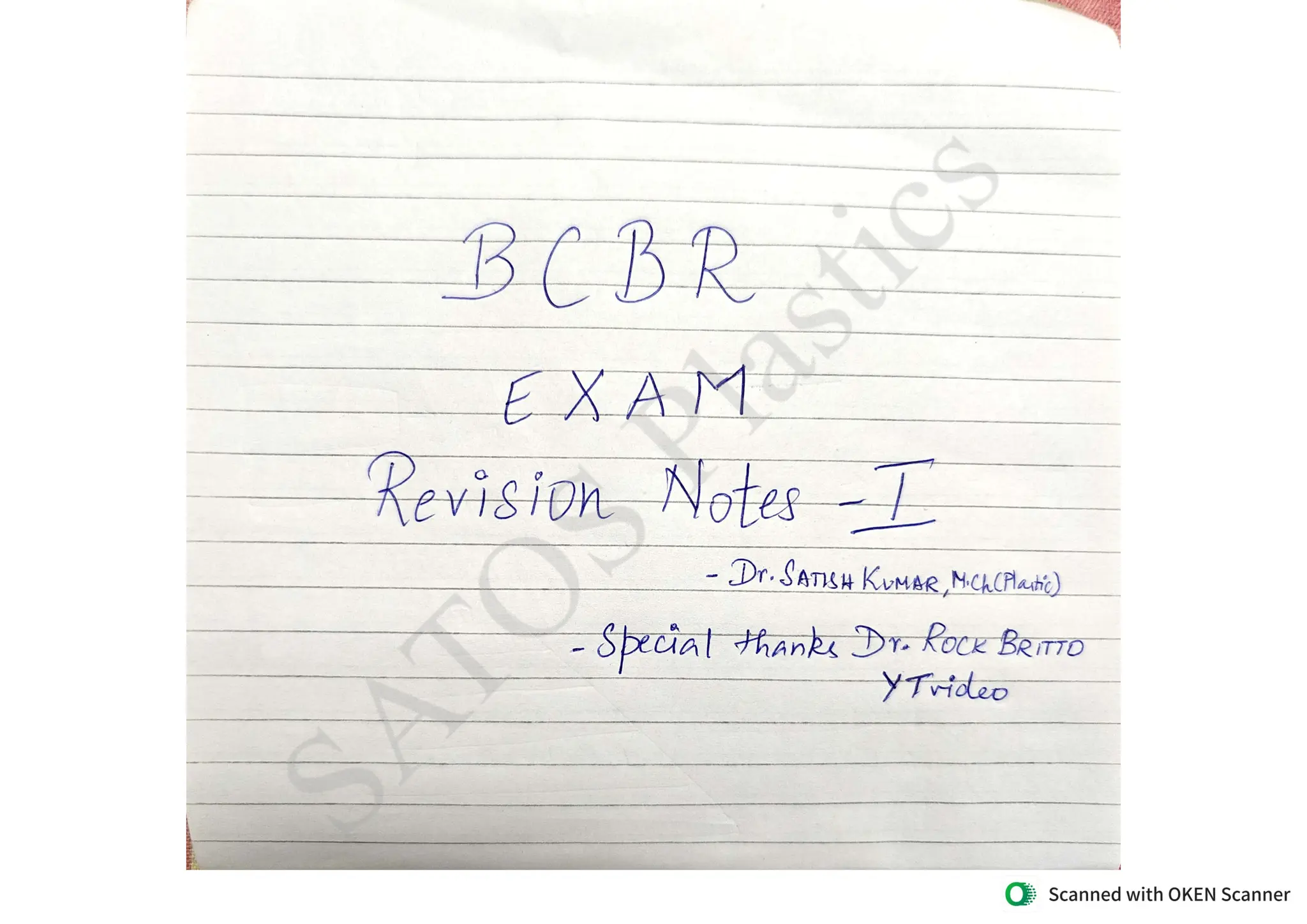 BCBR Basic Course in Biomedical Research exam notes for studying before ...
