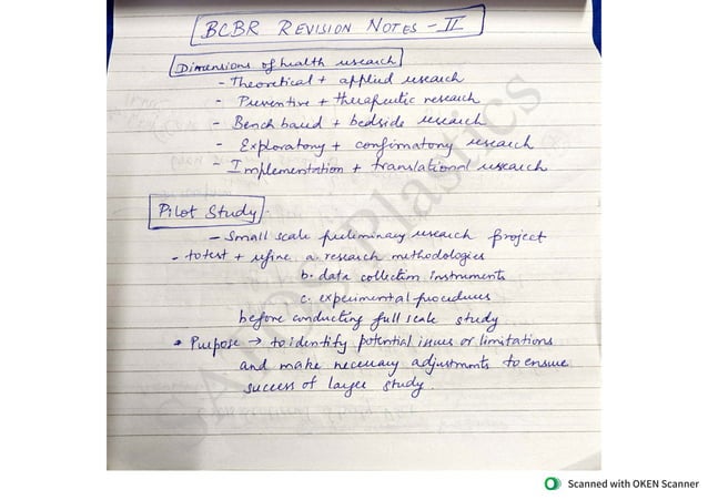 BCBR Basic Course in Biomedical Research exam notes for studying before ...