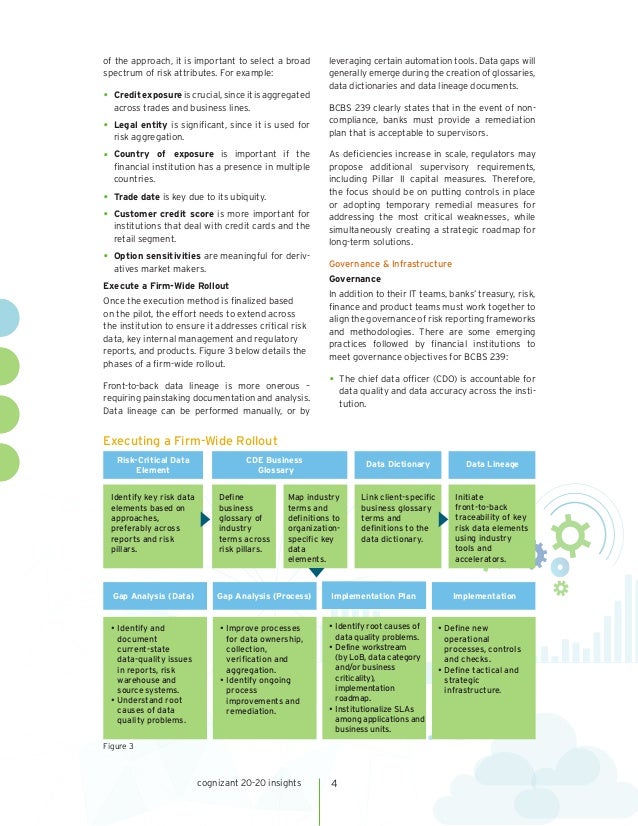 BCBS 239 Compliance: A Comprehensive Approach