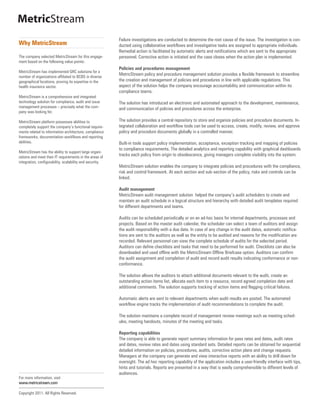 BCBS Associate Achieves Superior Compliance, Audit & Issue Management | PDF