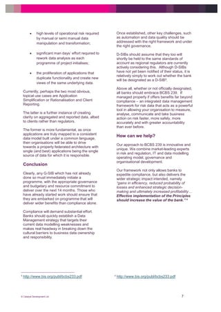 BCBS 239 The hidden game changer | PDF