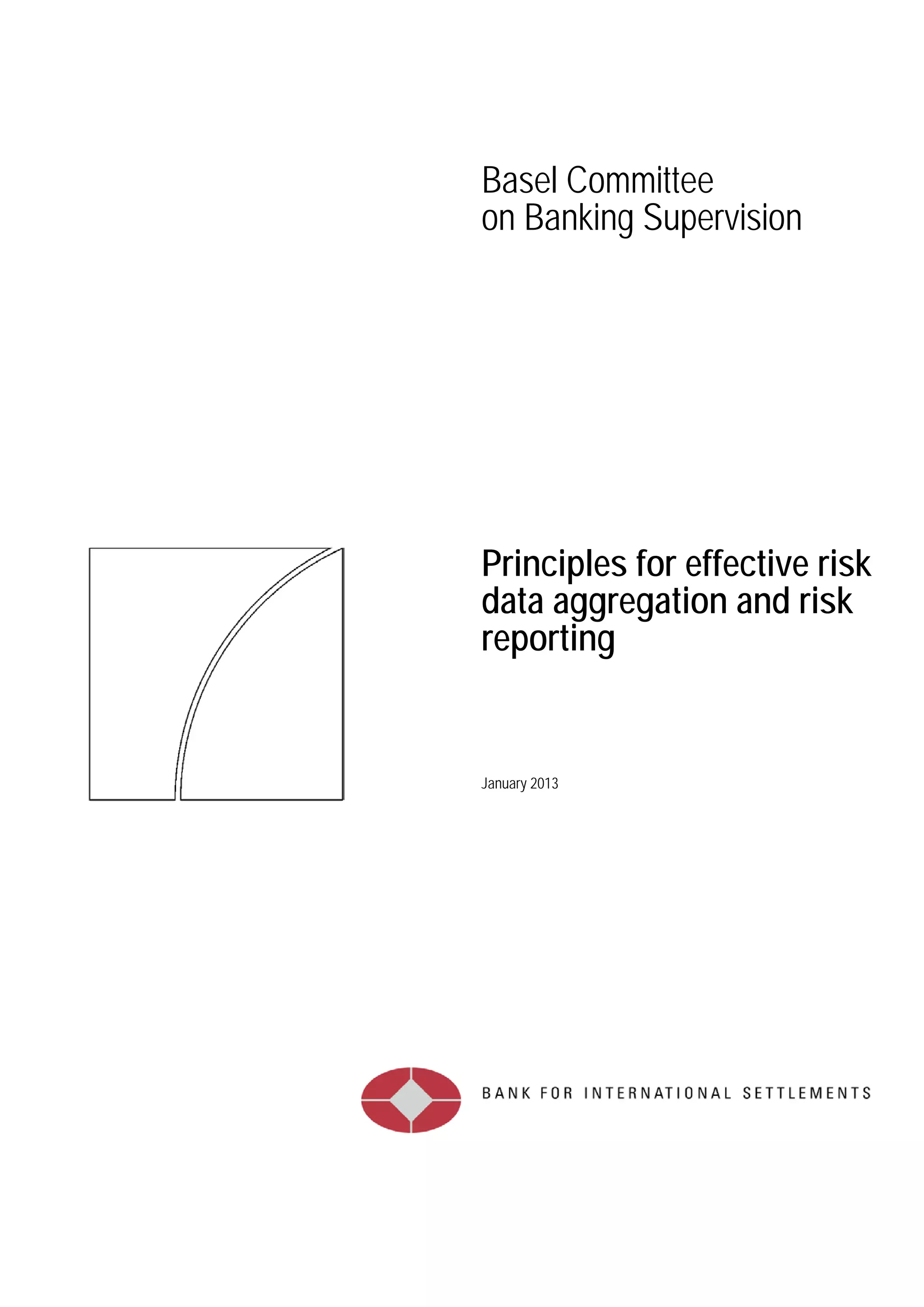 Bcbs 239 principles of effective risk data aggregation and risk ...