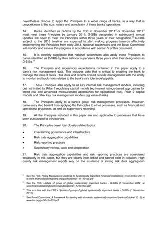 Bcbs 239 principles of effective risk data aggregation and risk ...