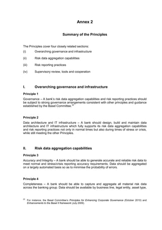 Bcbs 239 principles of effective risk data aggregation and risk ...