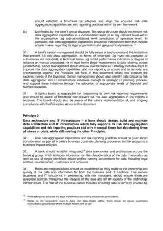 Bcbs 239 principles of effective risk data aggregation and risk ...