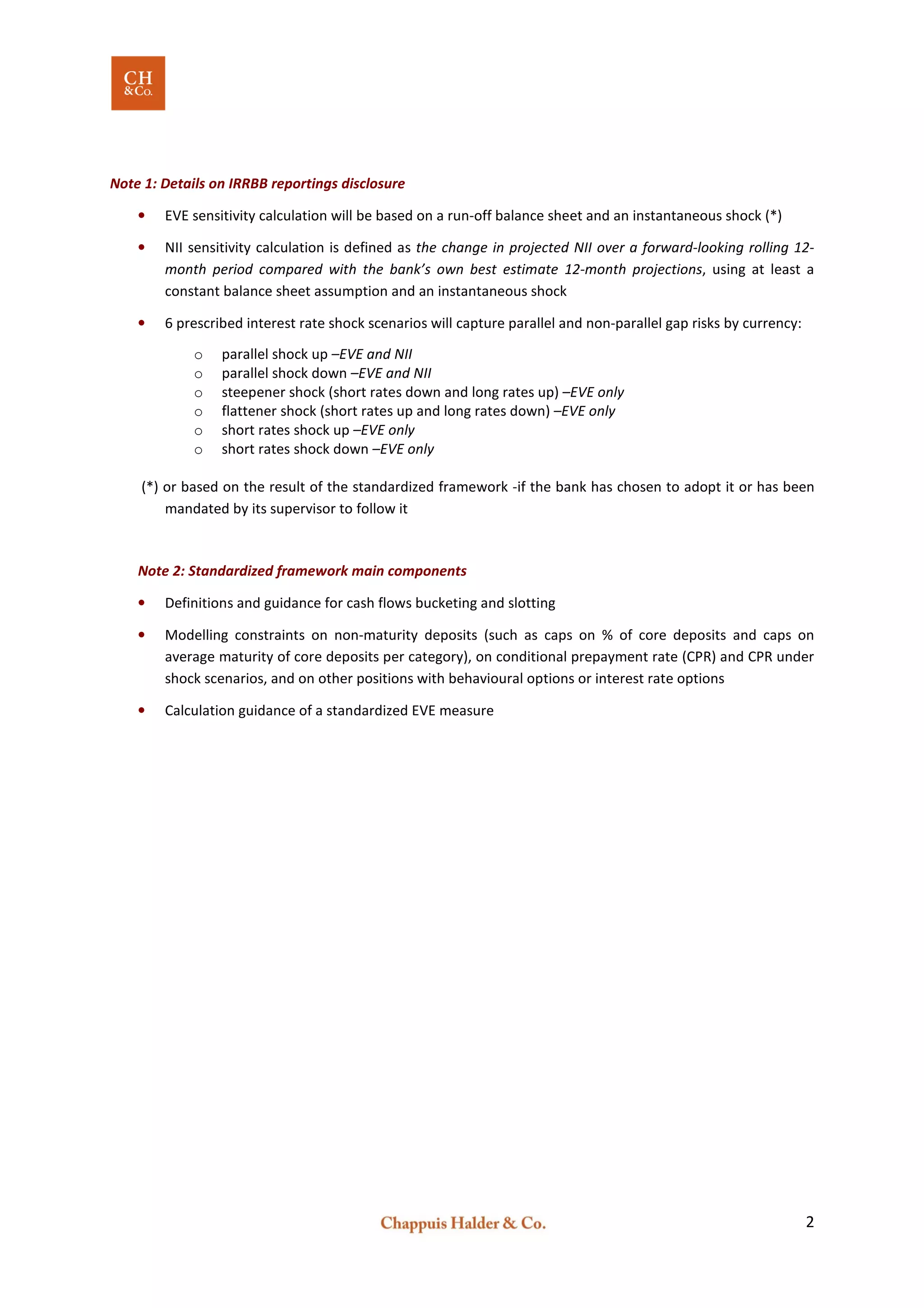 Bcbs irrbb update apr 2016 | PDF