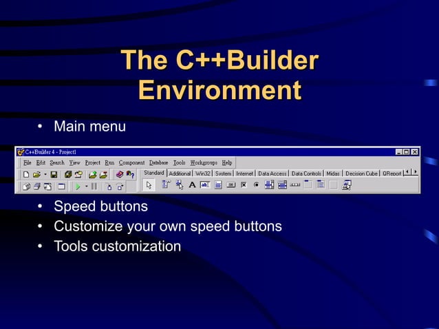 Borland C++Builder 入門課程 | PPT | Programming Languages | Computing