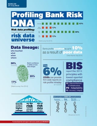 Profiling bank risk DNA: Bcbs 239 infographic | PDF