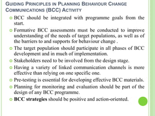 BCC.pptx-Behavioral Change Communication | PPTX