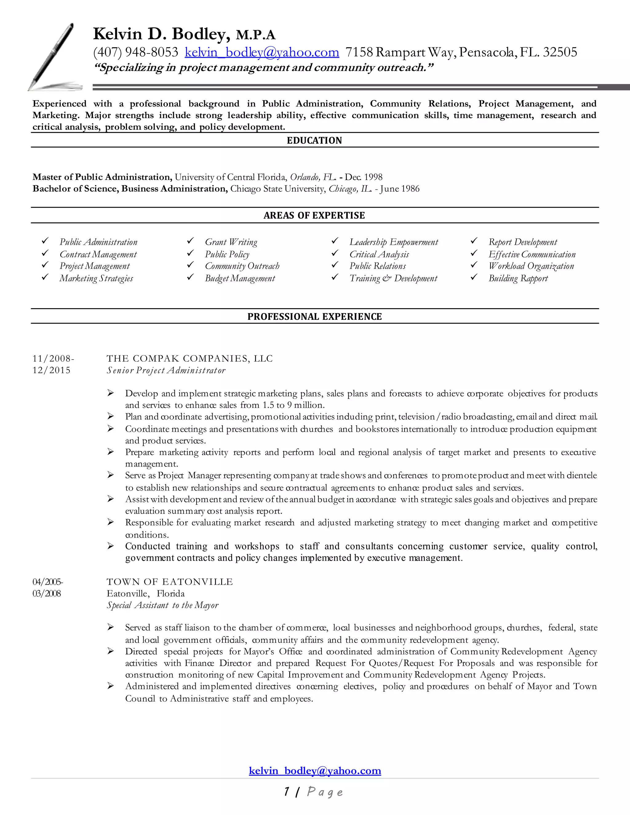 Professional Profile CRA | PDF