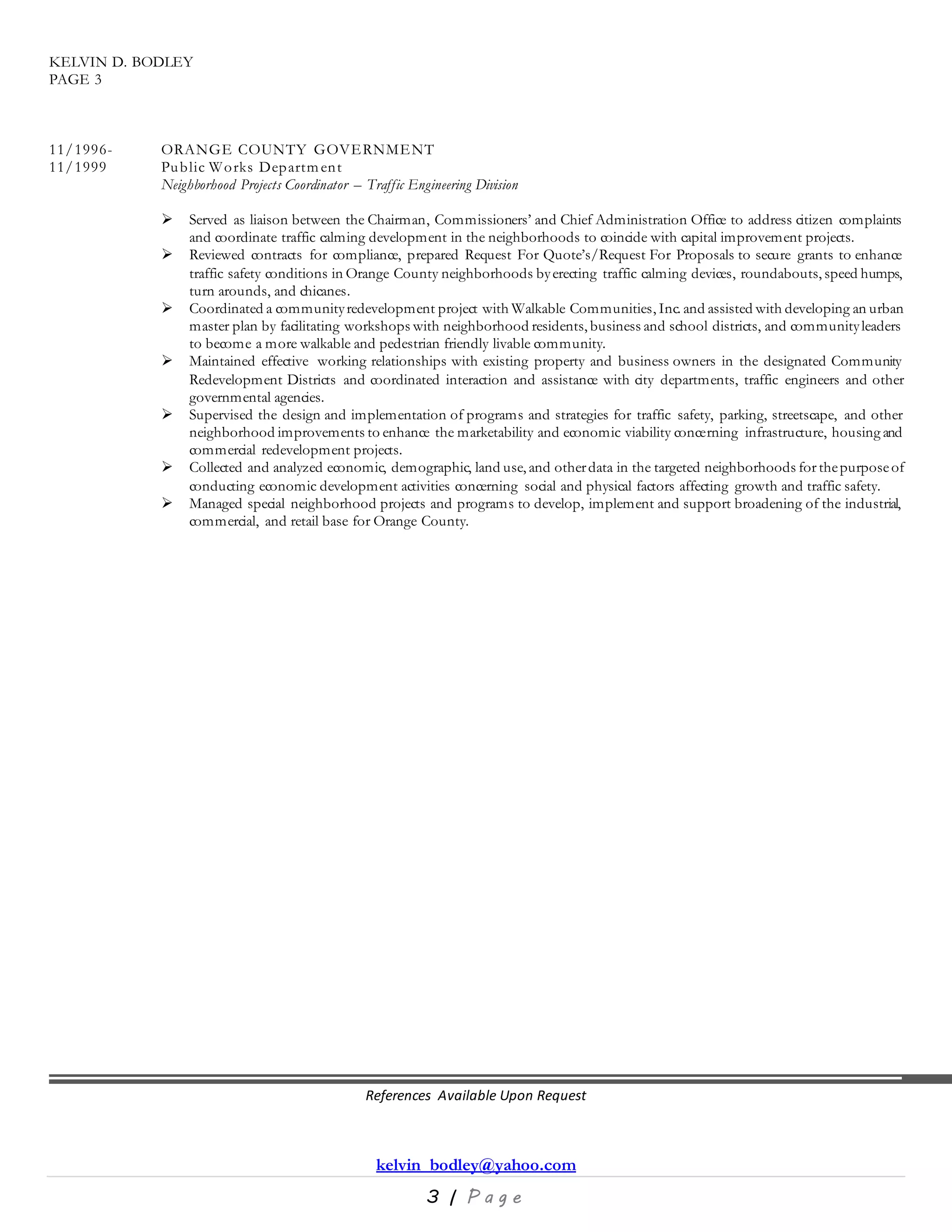 Professional Profile CRA | PDF