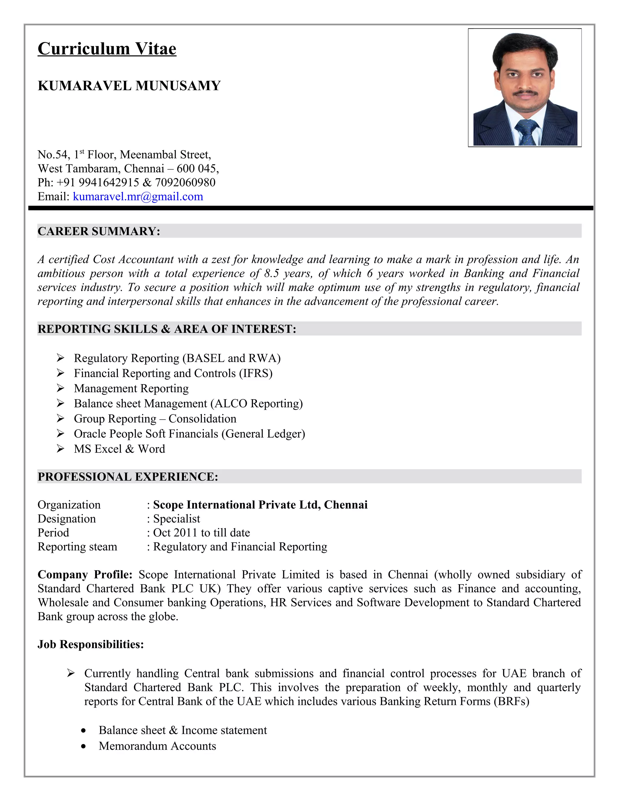 Kumaravel_Resume Final_v5 | DOC