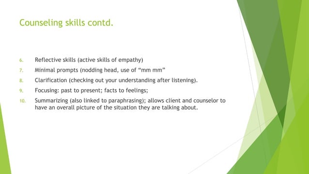 Bcc and basic counselling skills | PPT