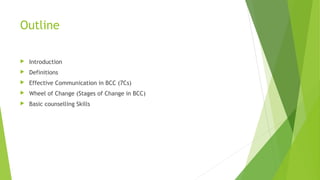 Bcc and basic counselling skills | PPT