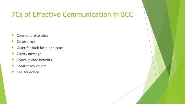 Bcc and basic counselling skills
