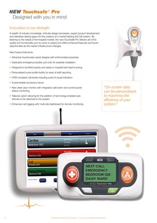 Aid Call Touchsafe Pro Brochure - Hospital | PDF