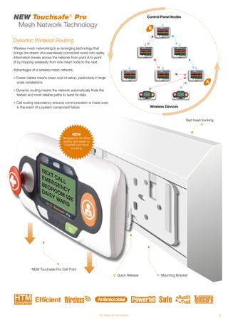 Aid Call Touchsafe Pro Brochure - Hospital | PDF