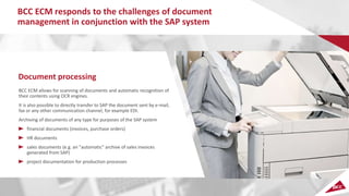 Why is BCC ECM for SAP worth implementing? | PPT