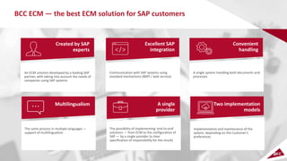 Why is BCC ECM for SAP worth implementing? | PPT