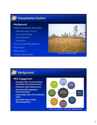 Proposed Amendments to Chapter 15, Article X: Wetland Conservation ...