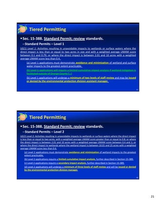 Proposed Amendments to Chapter 15, Article X: Wetland Conservation ...