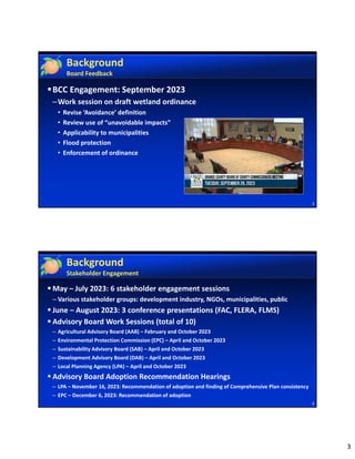 Proposed Amendments to Chapter 15, Article X: Wetland Conservation Areas | PDF