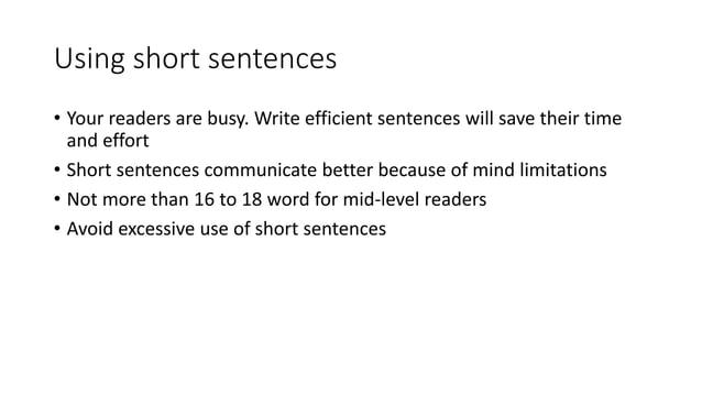 Construction of clear sentences and paragraphs | PPTX | Books and ...