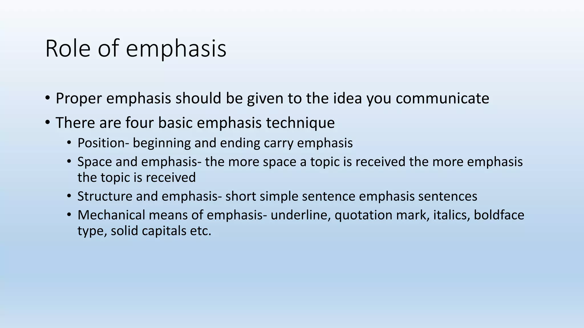 Writing for effect | PPTX