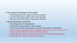 Writing for effect | PPTX